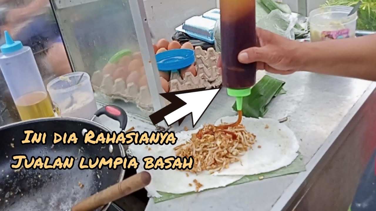 LUMPIA BASAH KHAS BANDUNG-STREET FOOD INDONESIA - YouTube