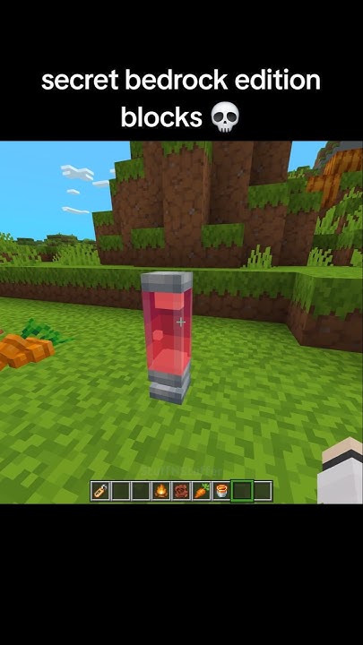 Minecraft Secret Blocks Moment - YouTube