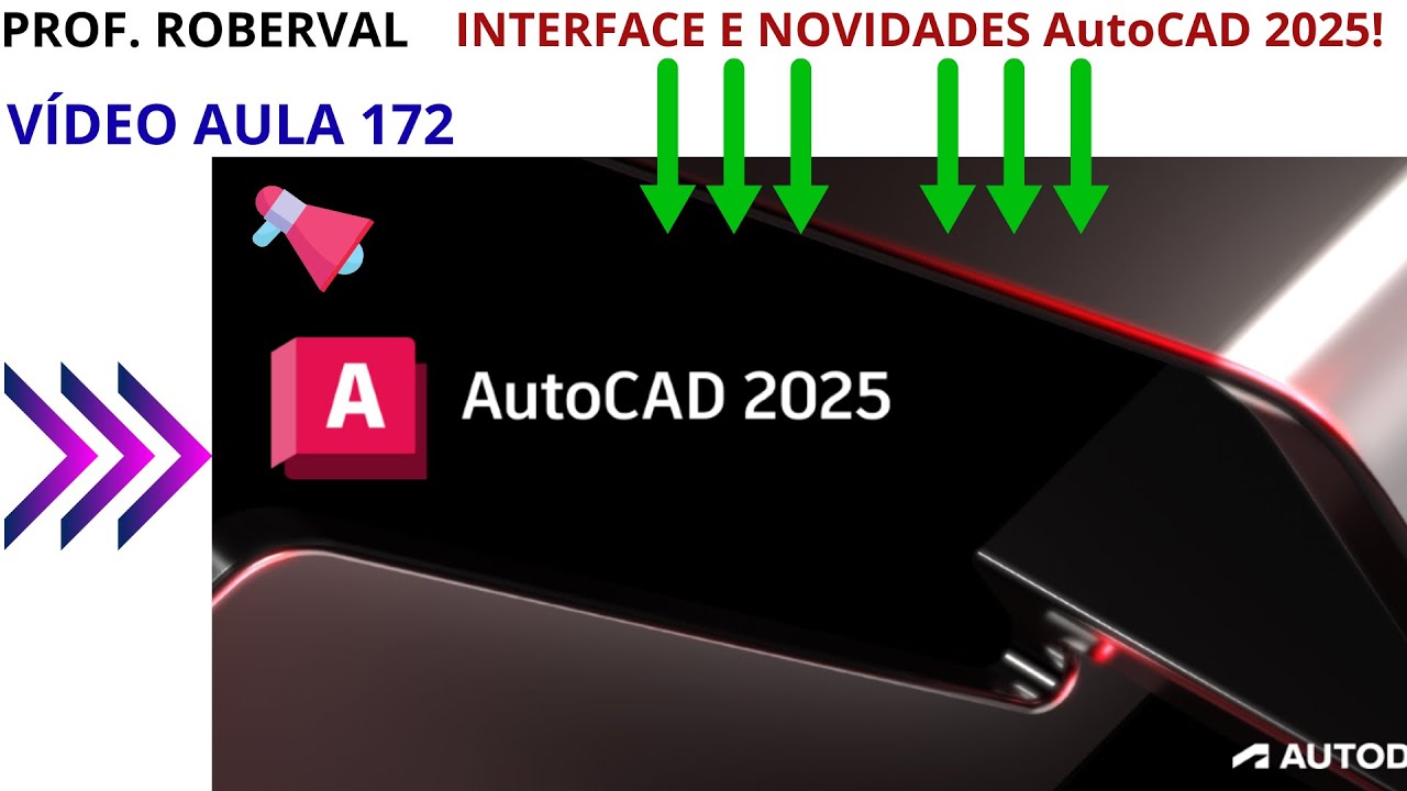 Aula 172 - Interface e Novidades do AutoCAD 2025 - YouTube