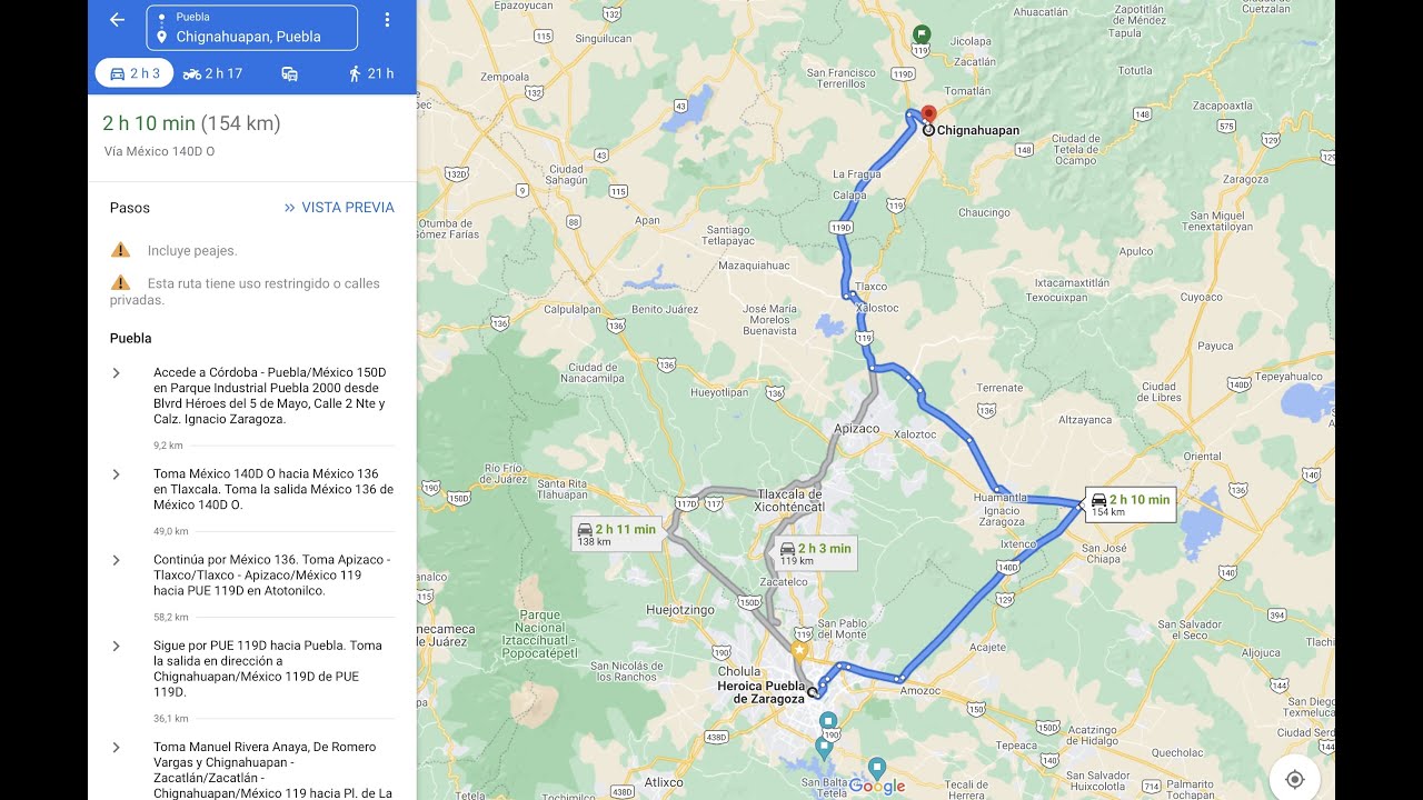 Viaje de Puebla a #Chignahuapan - YouTube