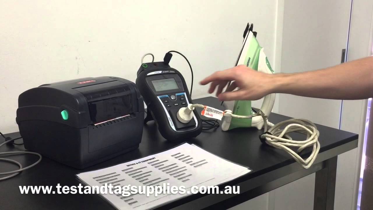 Metrel 3309 Appliance Tester Print Scan Pack - YouTube