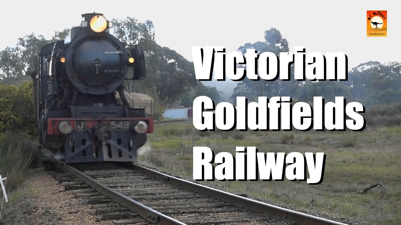 Victorian Goldfields Railway - Maldon to Castlemaine Steam Locomotive ...