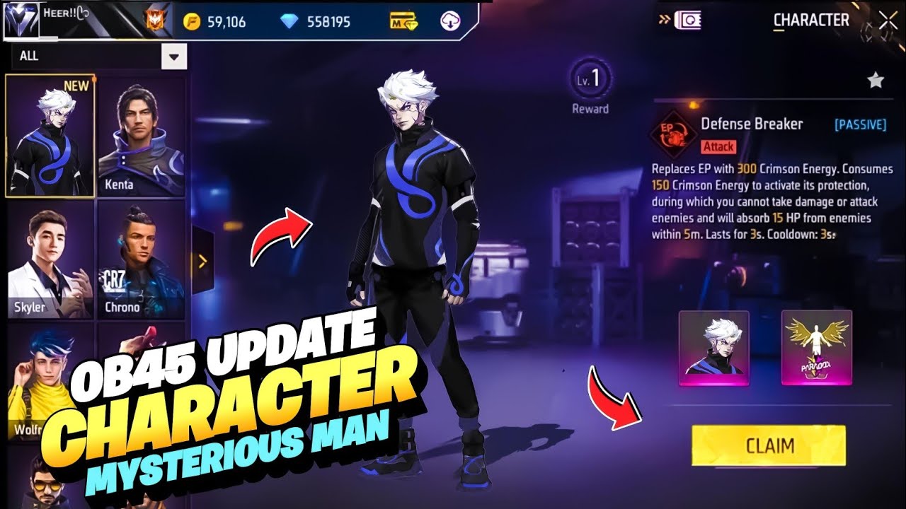 Ob45 Update New Character | New Character Ob45 Update | Ob45 Update New ...