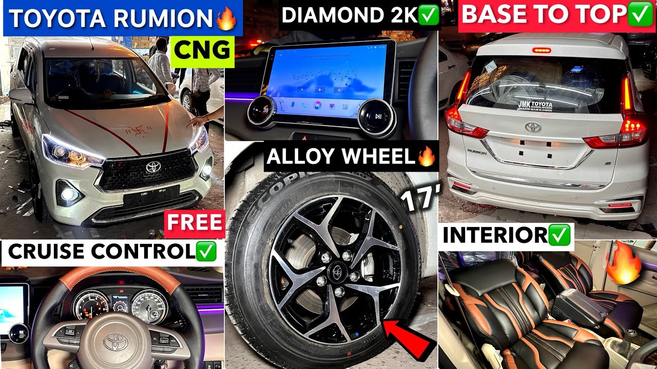 सबसे Best Rumion CNG Modified Cruise Control installation😱Toyota Rumion ...