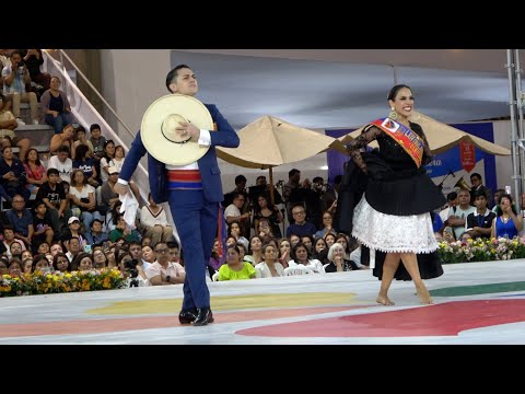 Michelle Pimentel y Alex Donet. Campeones Mundiales. Festival Marinera Plaza Norte 2024