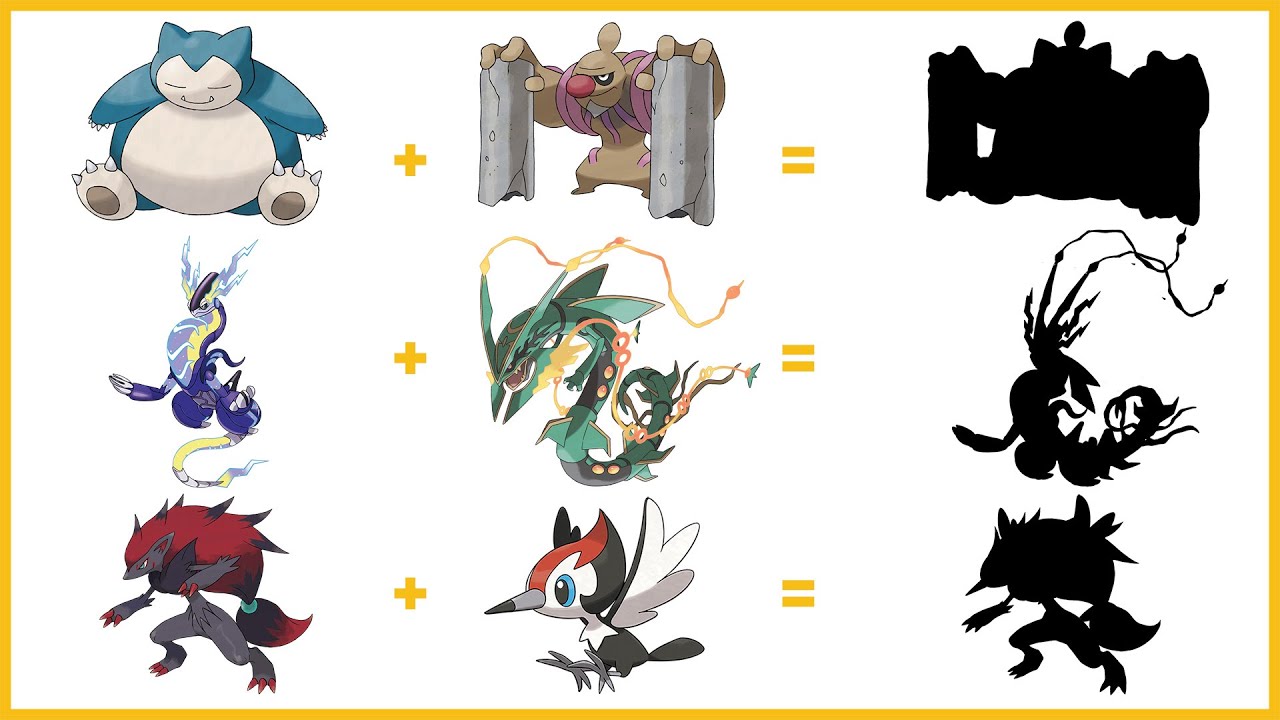 Pokemon Fusion Compilation #68 | pikipek | zoroark | mega rayquaza ...