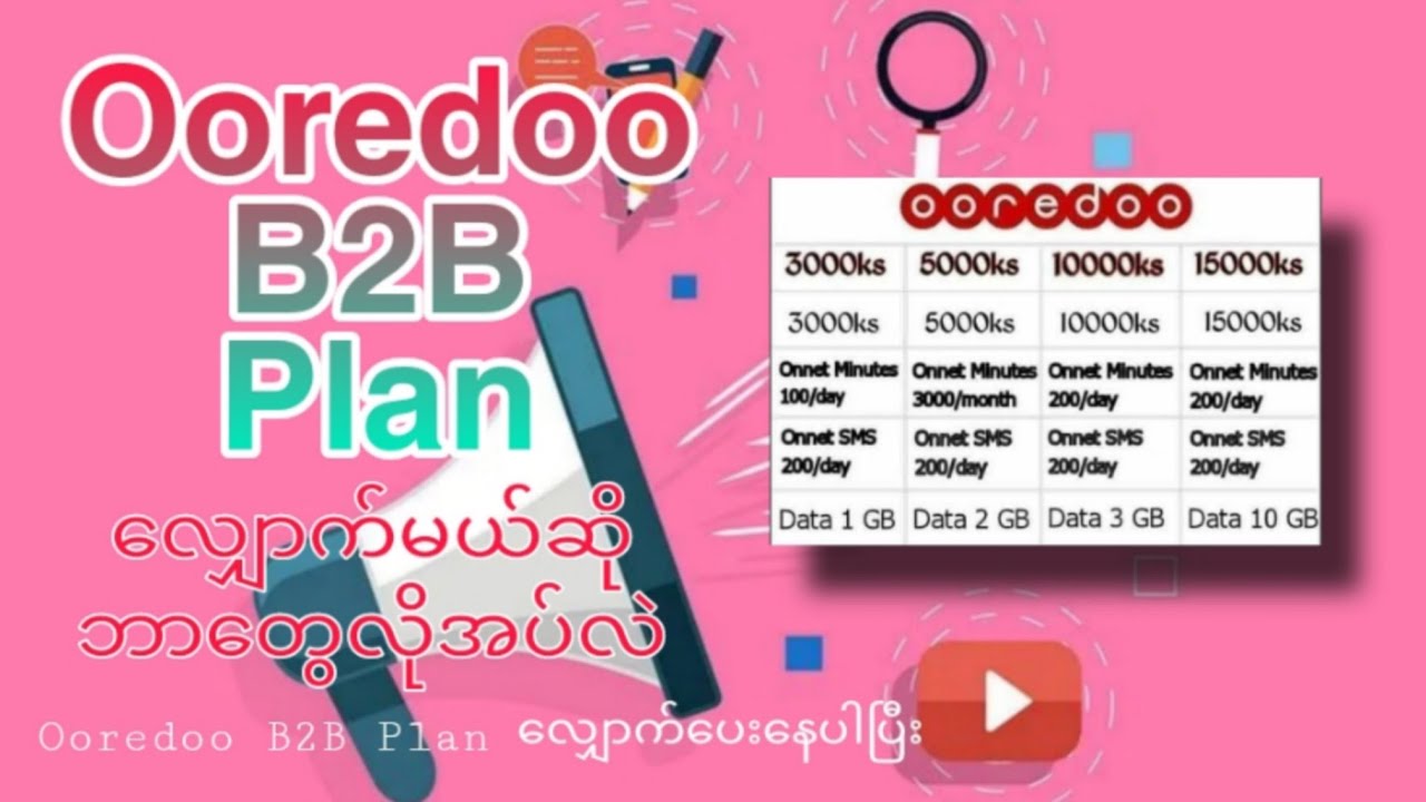 Ooredoo B2B Plan - YouTube