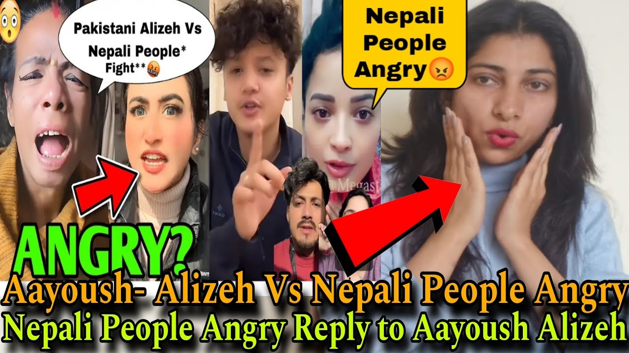 Aayoush Alizeh Vs Angry😡 Nepali People| Nepali People Against Aayoush ...
