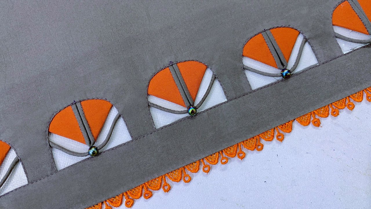 Try this Beautiful Trouser design - Stylish Trouser bottom design ...