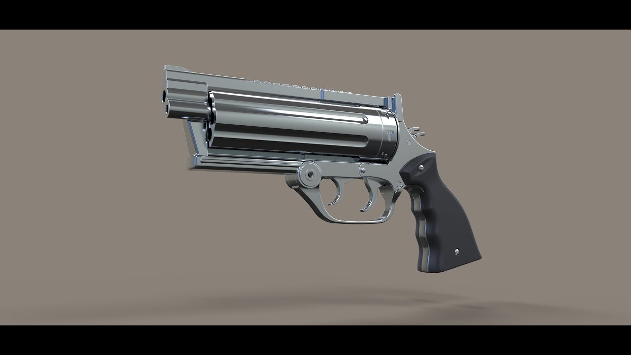 Revolver 3D model view from the movie R.I.P.D 2013 - YouTube