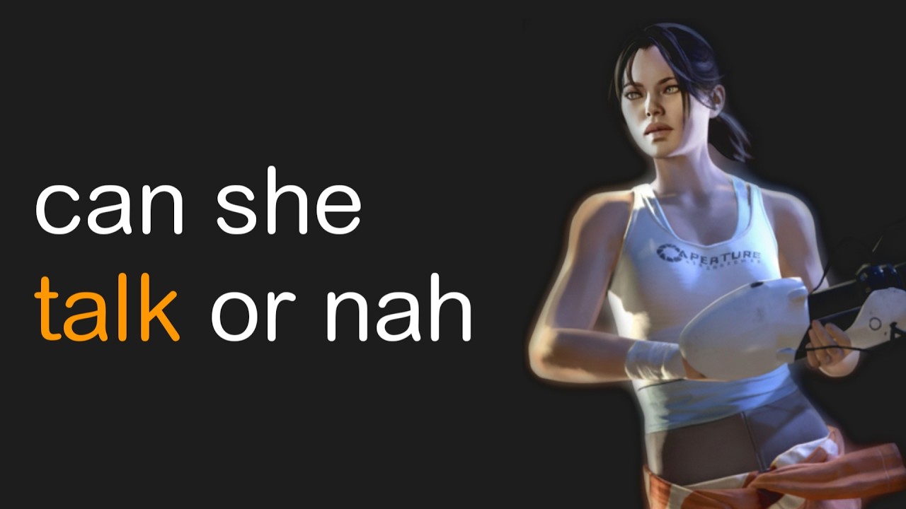 Is Chell Actually Mute? - YouTube
