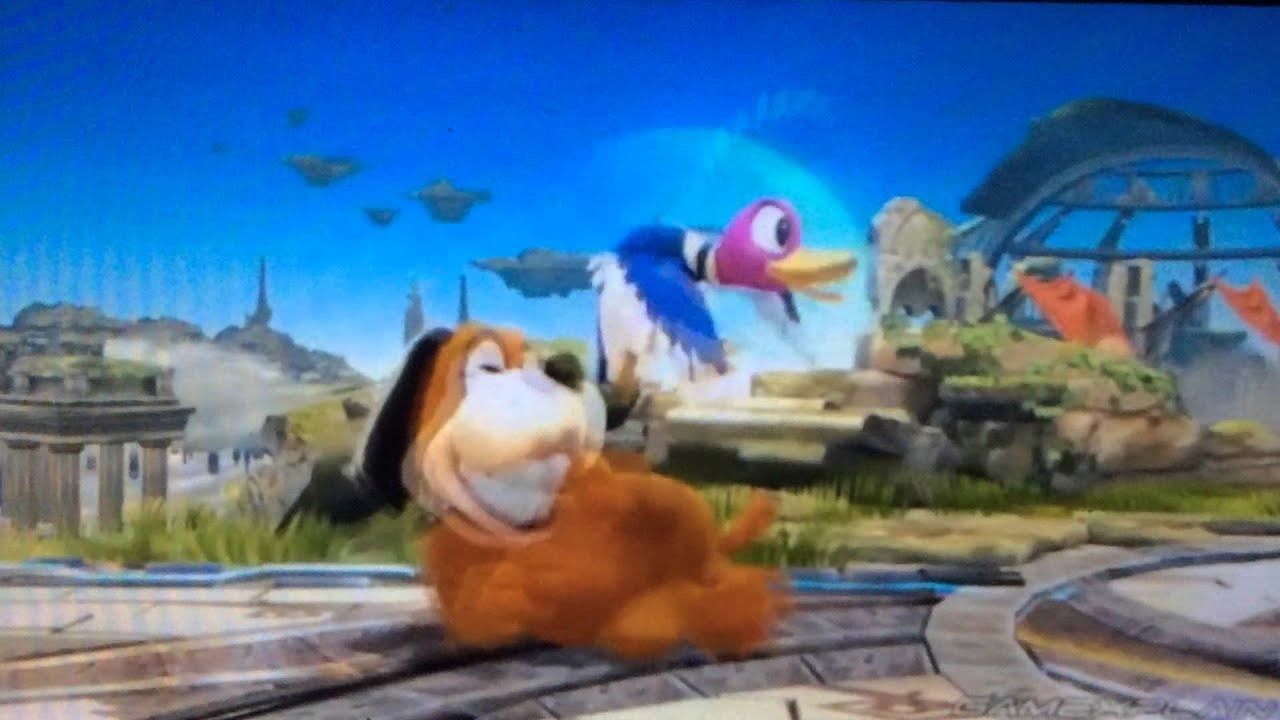 Duck hunt in smash bros wii u [trailer] - YouTube