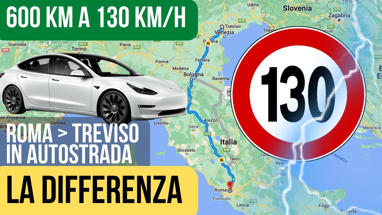 A Che Velocit CONVIENE Viaggiare In AUTOSTRADA Con TESLA Model 3 a-che-velocit-conviene-viaggiare-in-autostrada-con-tesla-model-3
