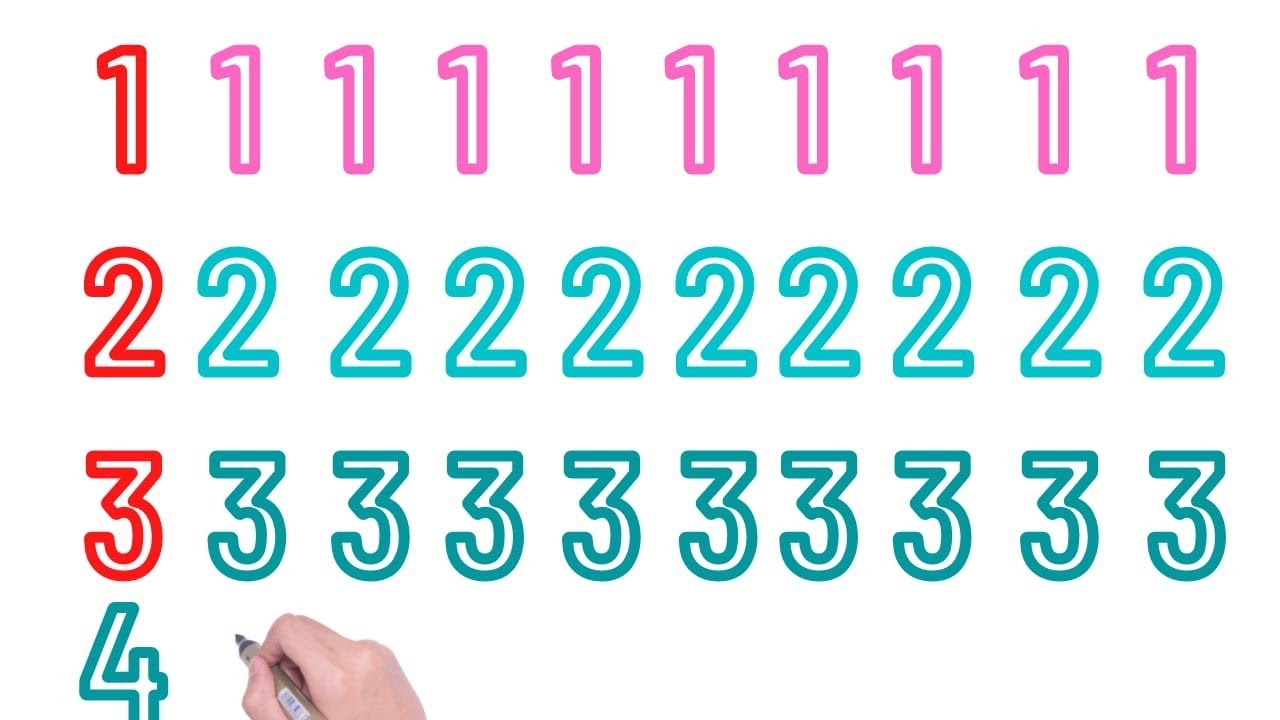 123 Numbers l Number names l 1 to 100 l Counting for kids l Learn to ...