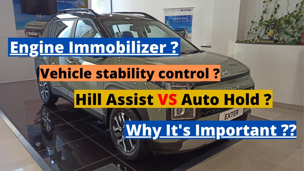 Hyundai Exter - What is Engine Immobilizer ?| vehicle stability control ...