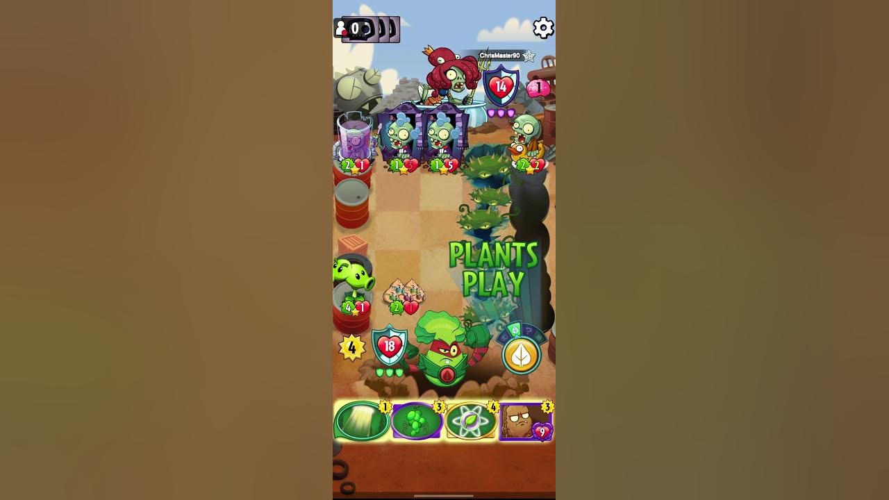 Pvz Heroes - Grass Knuckles vs Neptuna - YouTube