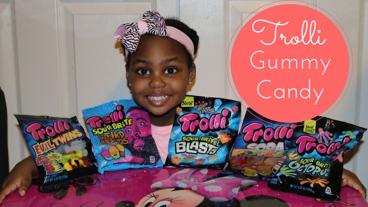 TROLLI GUMMY CANDY TASTE TEST - YouTube