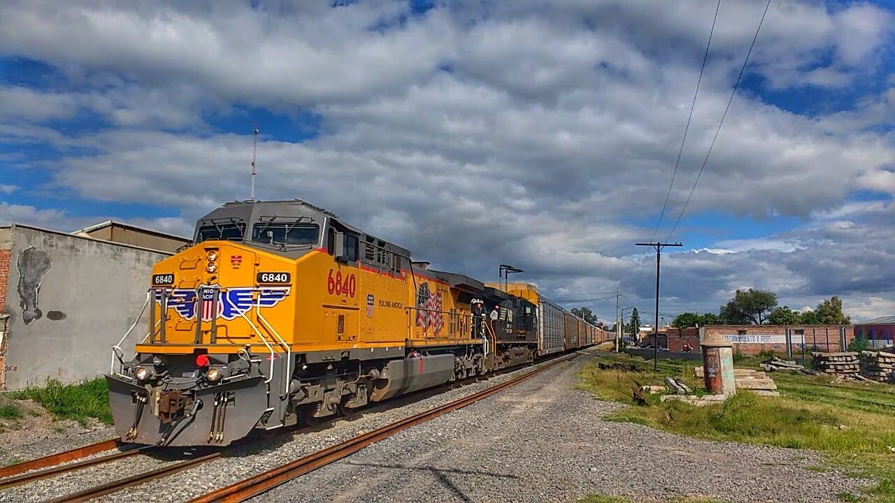 UP 6840 C44AC CAB TOUR//UP & NS visitando el dtto GTO!! - YouTube