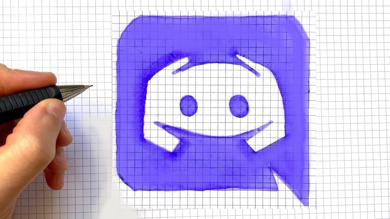 TUTO DESSIN DISCORD LOGO - YouTube