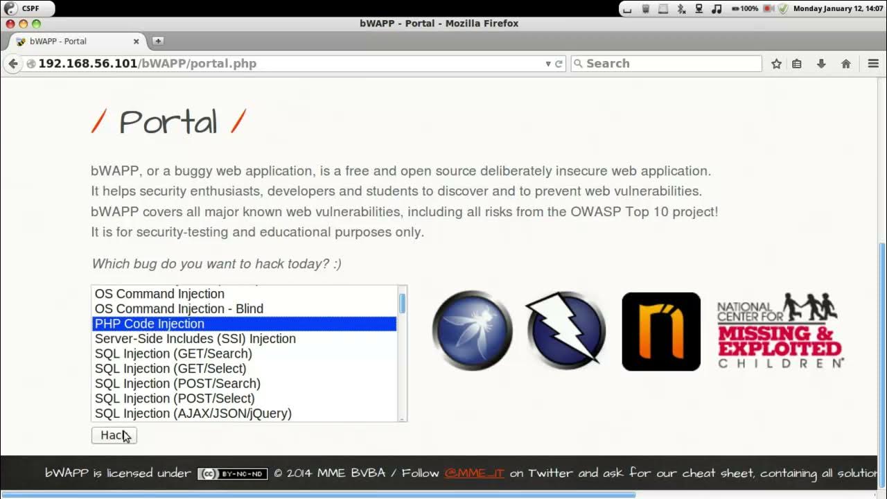 OWASP TOP 10 A1 - PHP Code Injection Prevention - YouTube