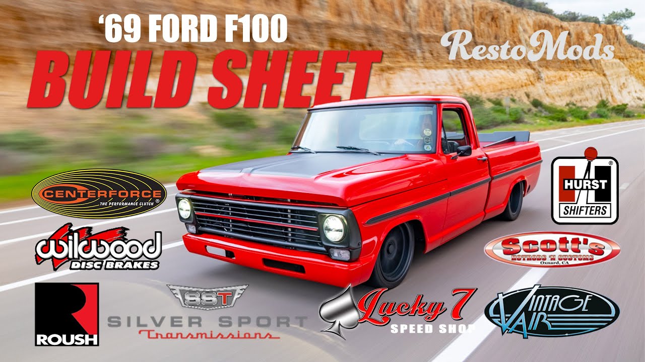 THIS CUSTOM FORD TRUCK WILL BLOW YOUR MIND - '69 Ford F100 Build Sheet ...