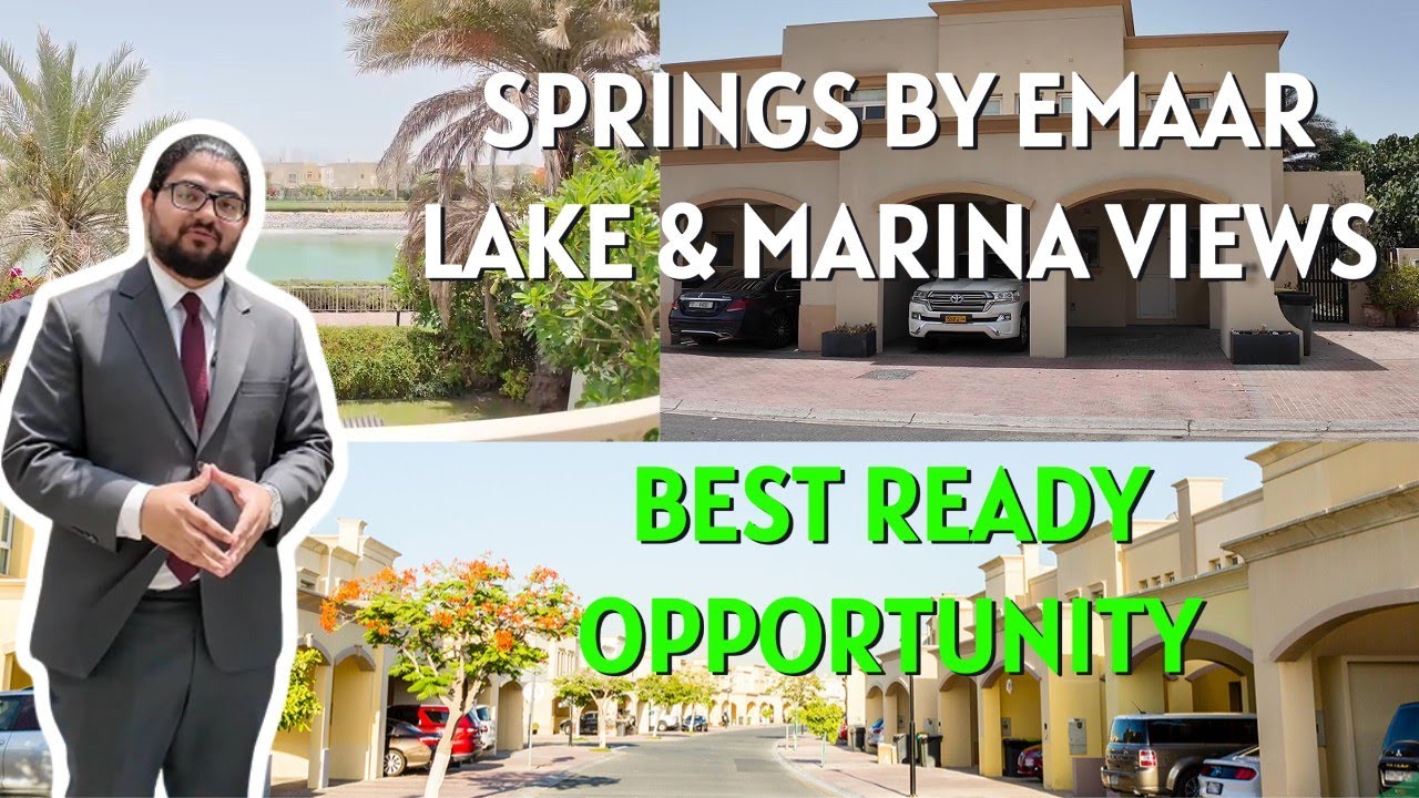 Springs by Emaar - Best READY 3 Bed Townhouse Opportunity - Lake ...