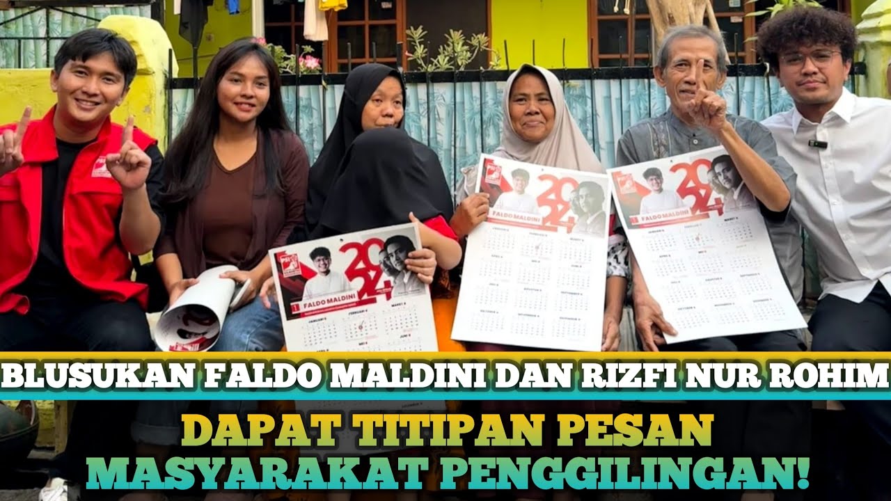 Faldo Maldini dan Rizfi Nur Rohim Blusukan Serap Aspirasi Warga ...