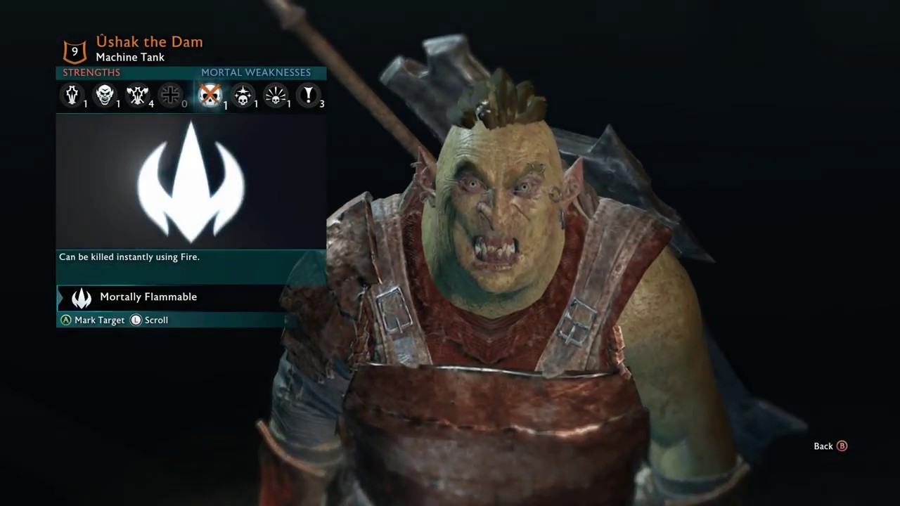 Middle Earth Shadow of War Defeat Machine Tank Captain - YouTube