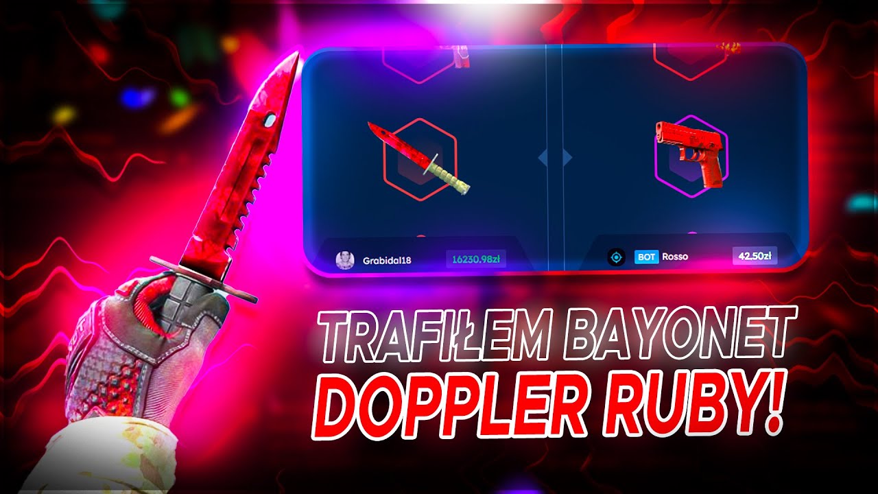💲TRAFIŁEM BAYONET DOPPLER RUBY NA CSGO-SKINS!!!!🔥 - YouTube