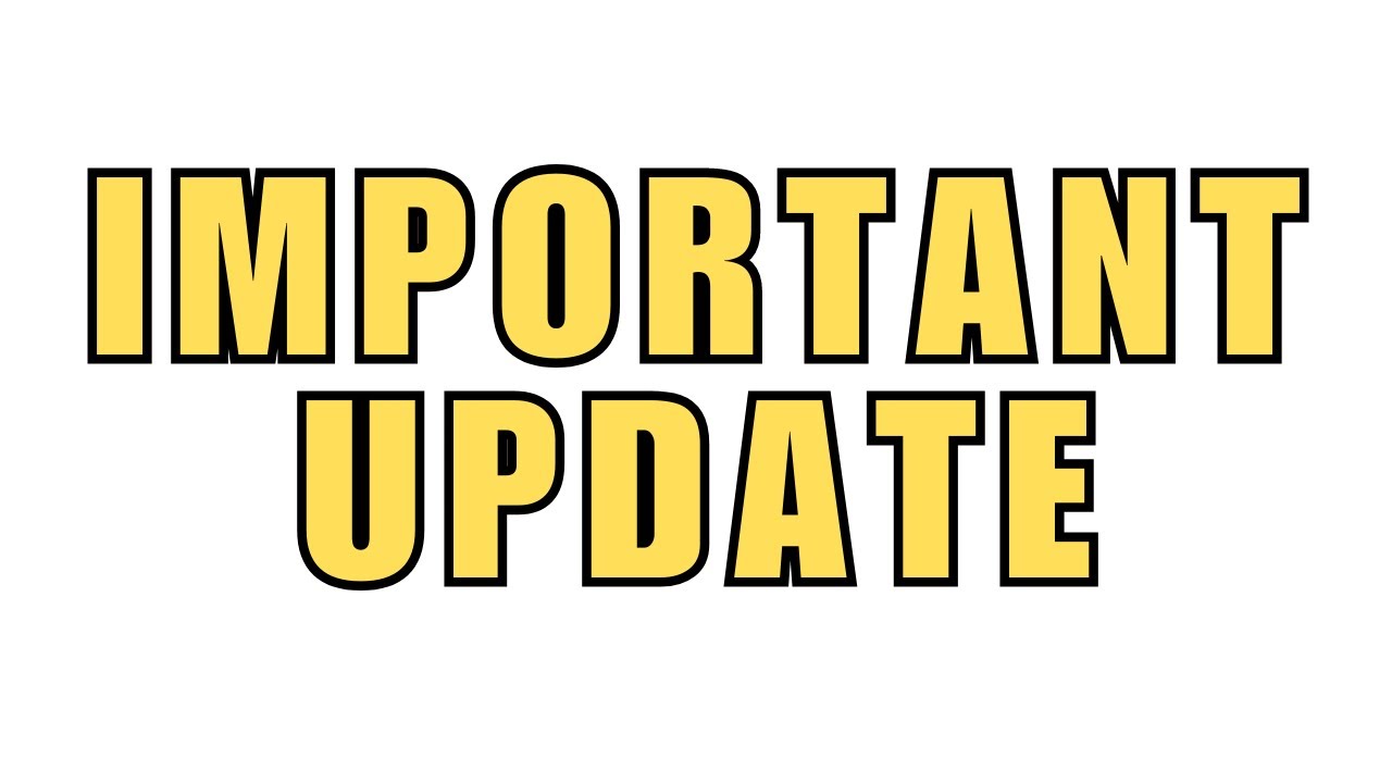 CRITICAL UPDATE! MUST SEE! - YouTube