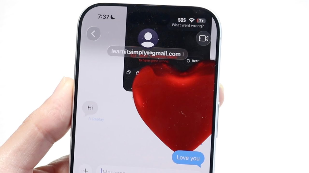How To Send Hearts On iMessage! (iOS 26) - YouTube