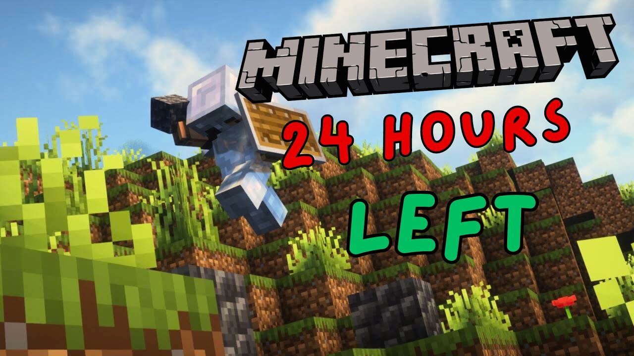 Minecraft but, I have 24 hours left - YouTube