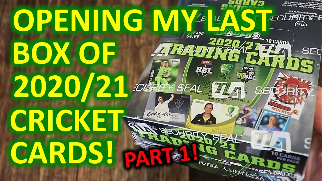 2020/21 Cricket Australia/BBL Cards - The Final Unboxing! Part 1! - YouTube
