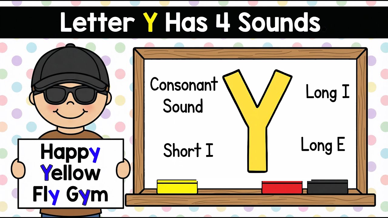 The Letter Y Has Four Main Sounds. Phonics Rap Song - YouTube