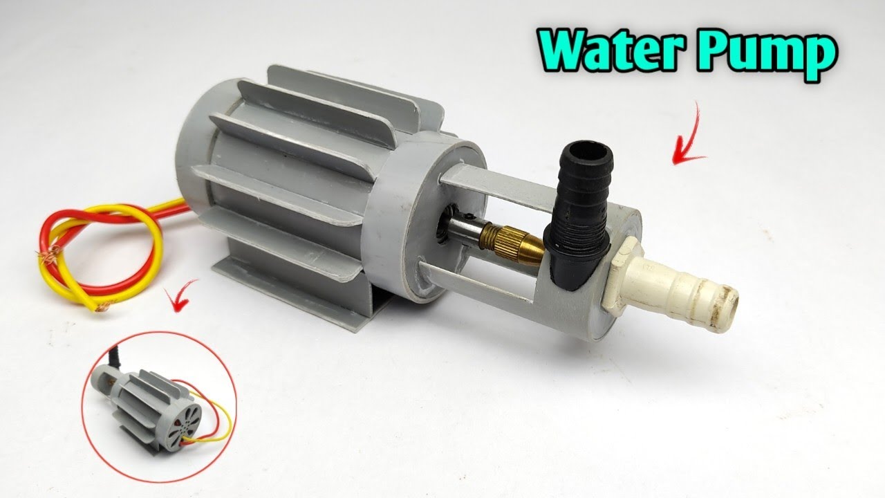 pani wala pump kaise banaen how to make water pump kaise banaen motor ...