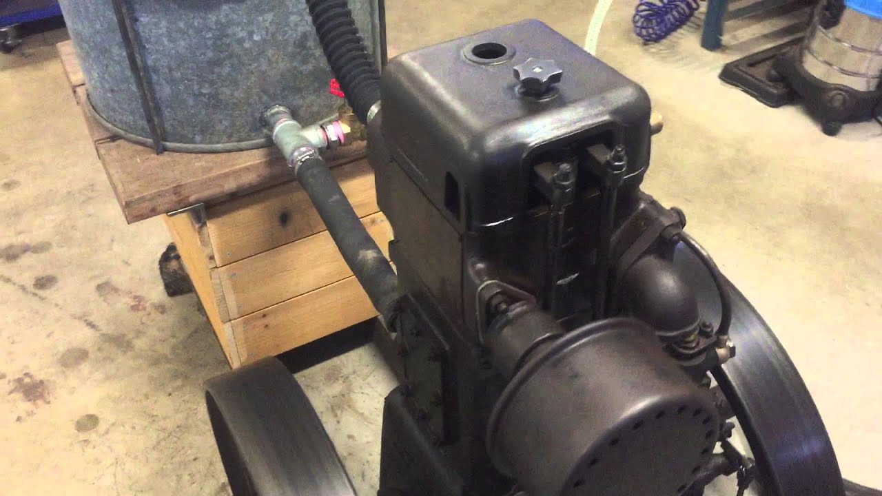 1952 Lister CS 6 HP @ 650 RPM with Cooling Drum - YouTube