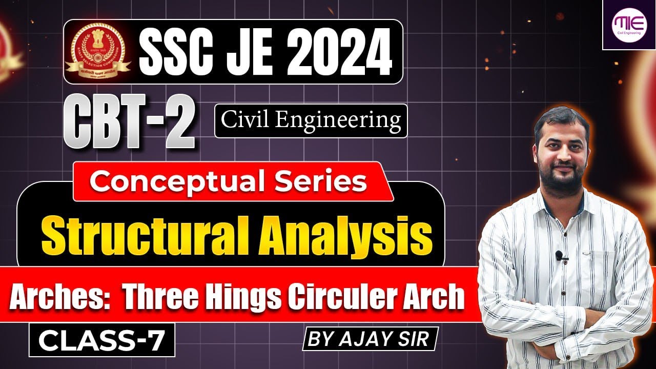 SSC JE Structural Analysis | Civil Engineering CBT-2 Preparation |Structural Analysis by Ajay ...