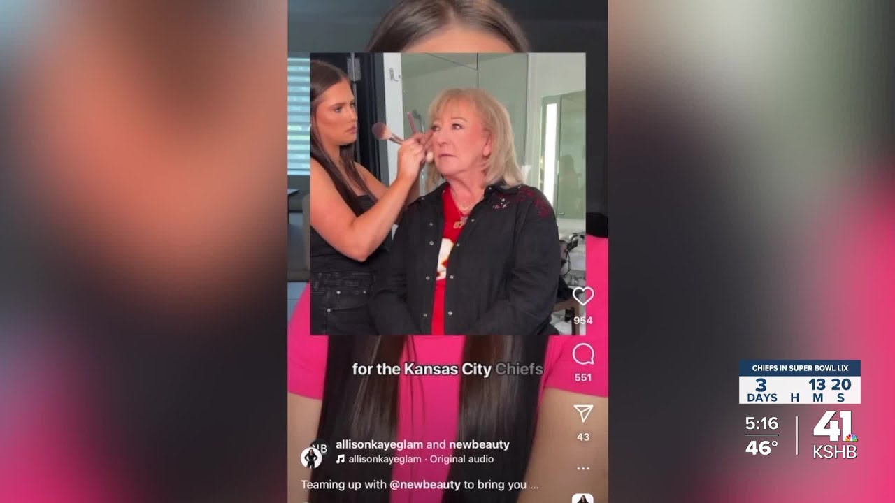 Makeup artists helps style the loved ones of Kansas City Chiefs players ...