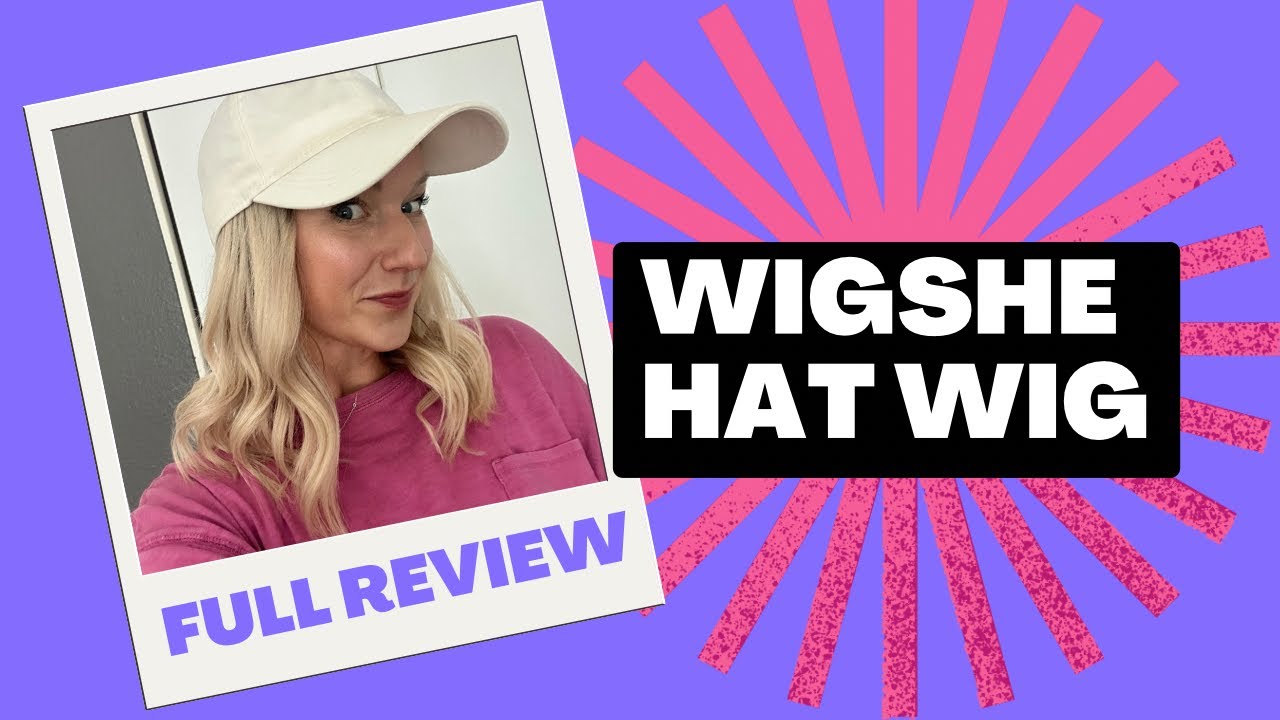 WigShe Hat Fall wig in Light Ash Blonde - Full Review - YouTube