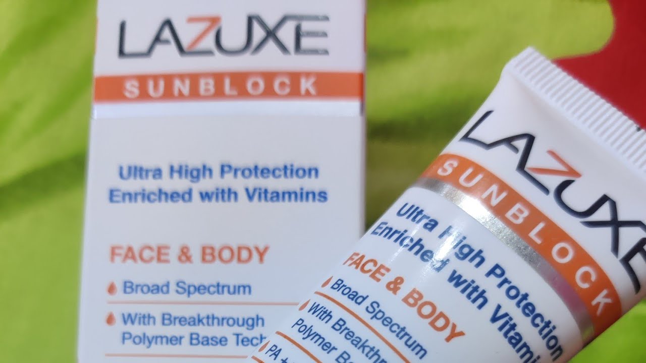 Lazuxe sunblock - YouTube