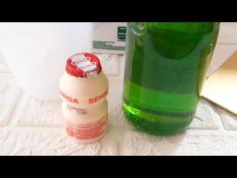 Minuman ala Cafe, bisa bikin sendiri di rumah || Es Susu Melon
