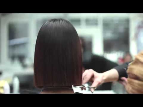 Haircut Long To Short On Cute Brunette