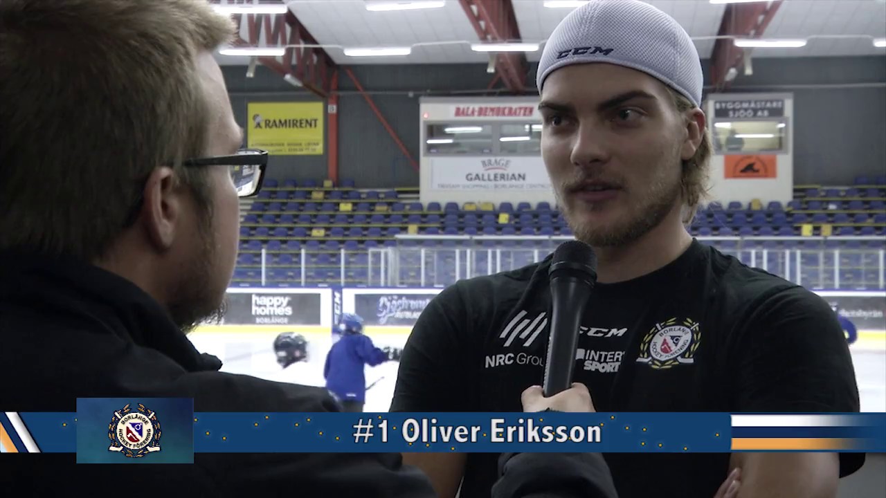 #1 Oliver Eriksson efter återkomsten till Borlänge HF - YouTube