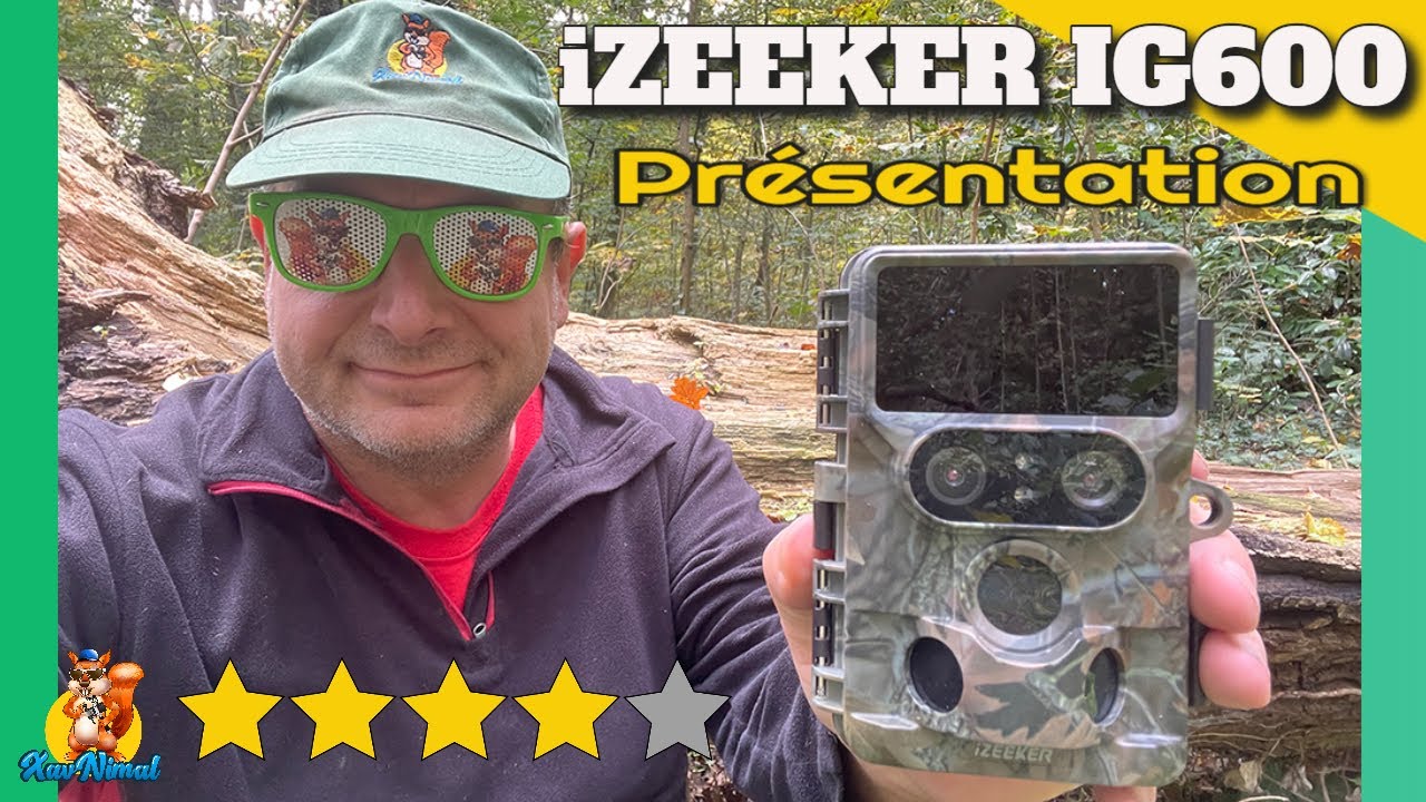Camera Chasse Wifi iZEEKER IG600 - Piège photos 4K double objectif ...