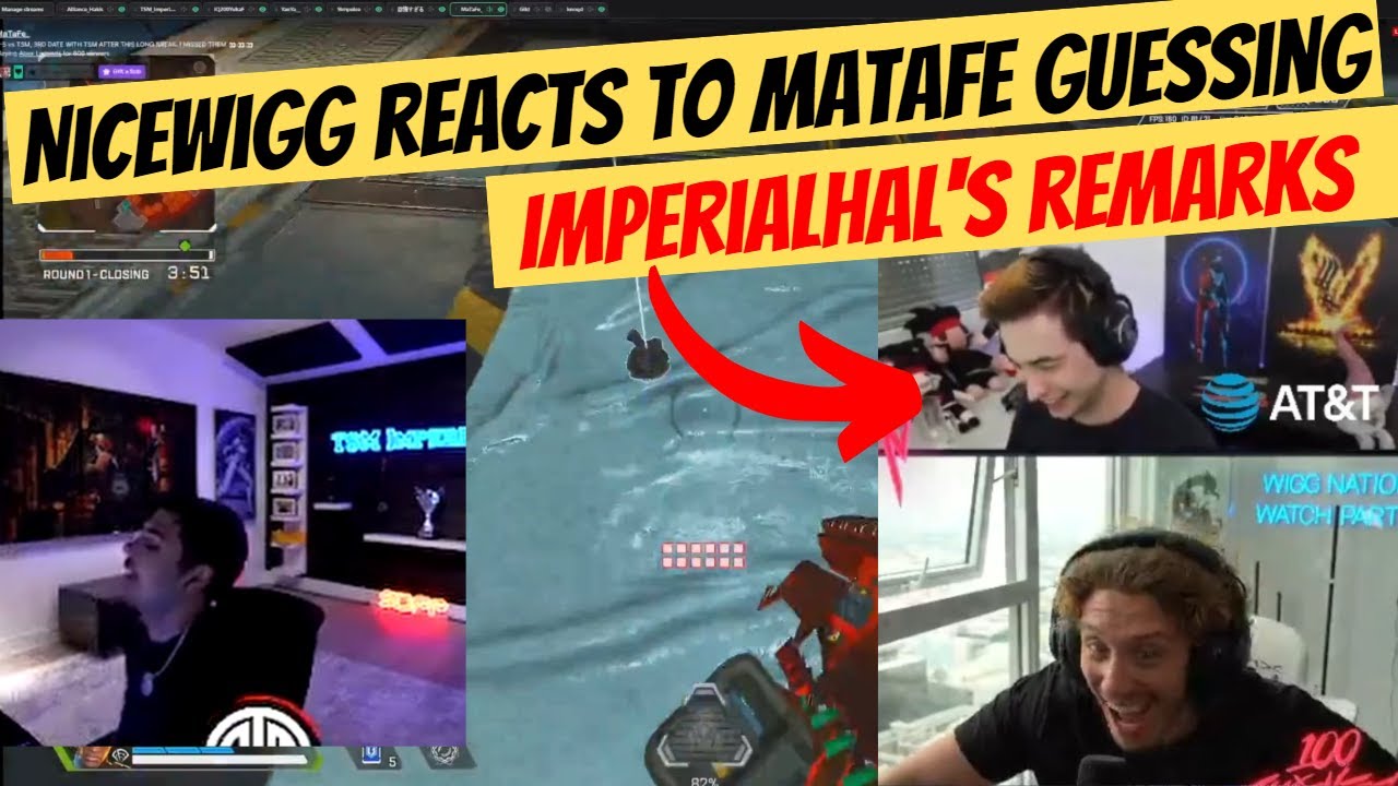 Nicewigg REACTS to MATAFE GUESSING tsm IMPERIALHAL'S REMARKS (Apex ...