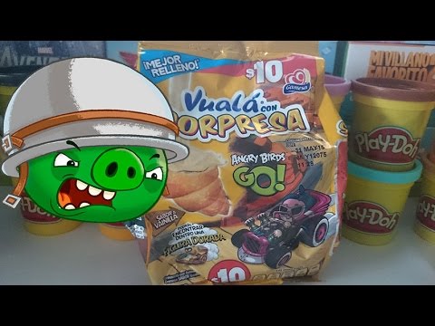 Angry Birds Go - Vuala Con Sorpresa De Vainilla Gamesa - YouTube
