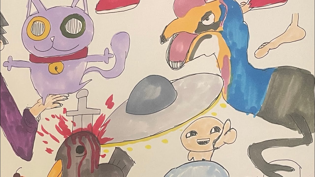 Live Drawing some mediocre doodles - YouTube