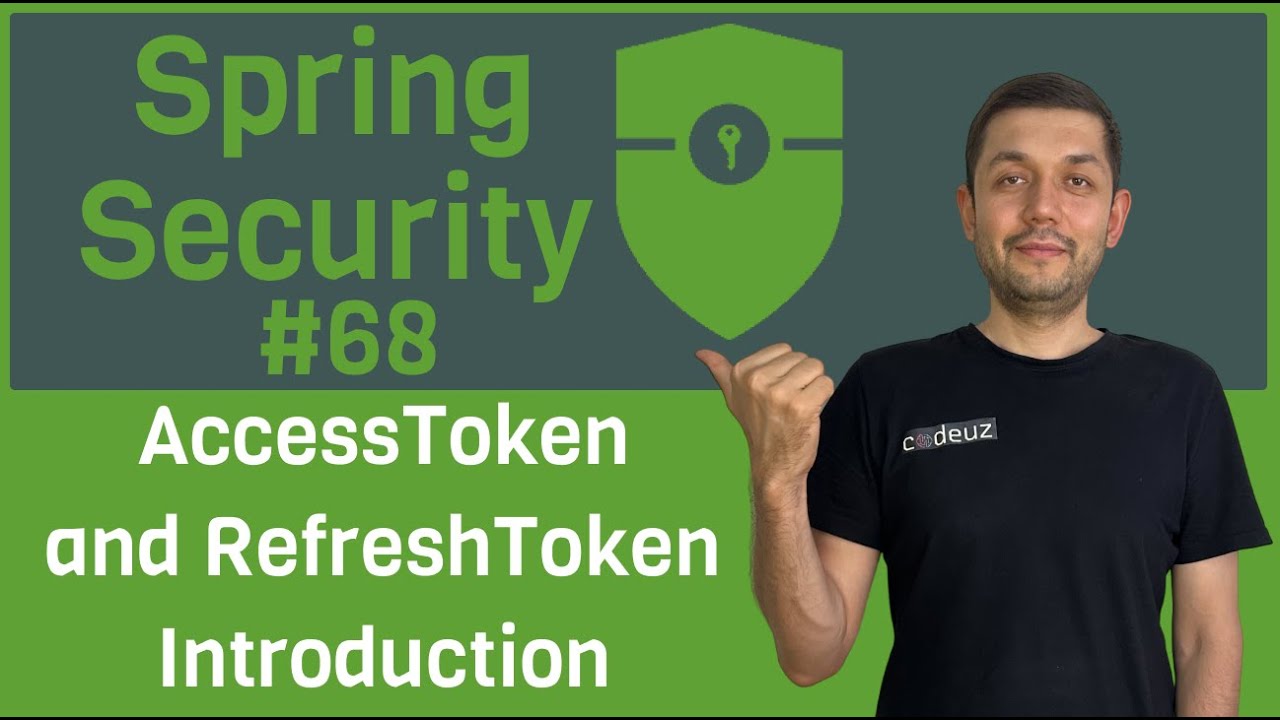 Spring Security darslari.68 - AccessToken and RefreshToken Introduction | accesstoken ...