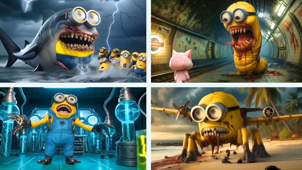 MINION SHARK 🆚️ MINION WORM 🆚️ MINION Penguin 🆚️ MINION BUG - Story of ...