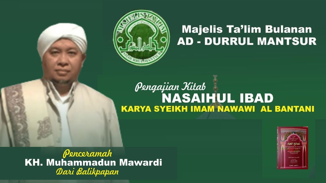 Guru KH.MUHAMMADUN MAWARDI | Kemuliaan bulan Muharram | berlaku adil ...